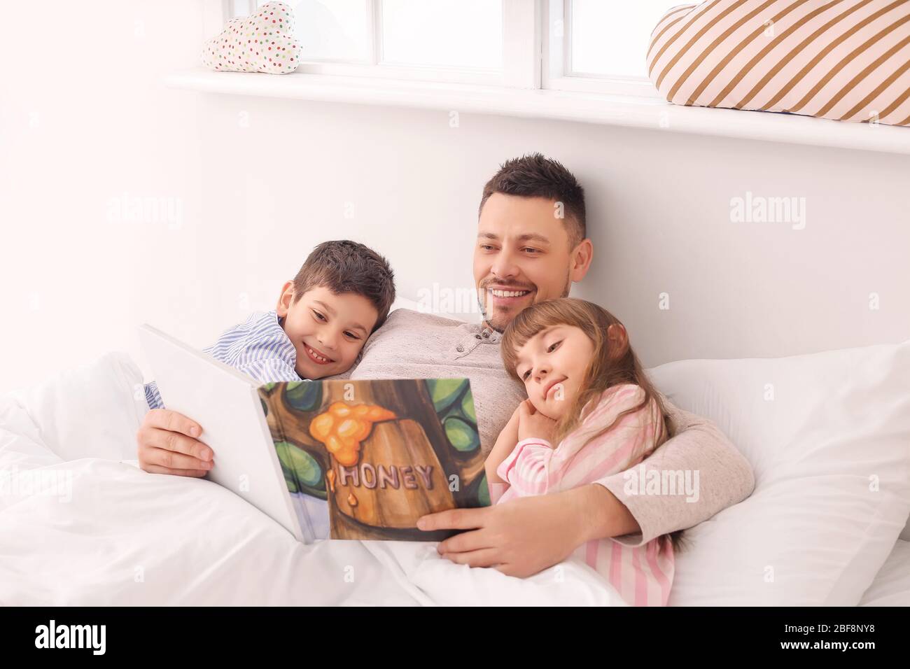 Dad Reading Bedtime Story