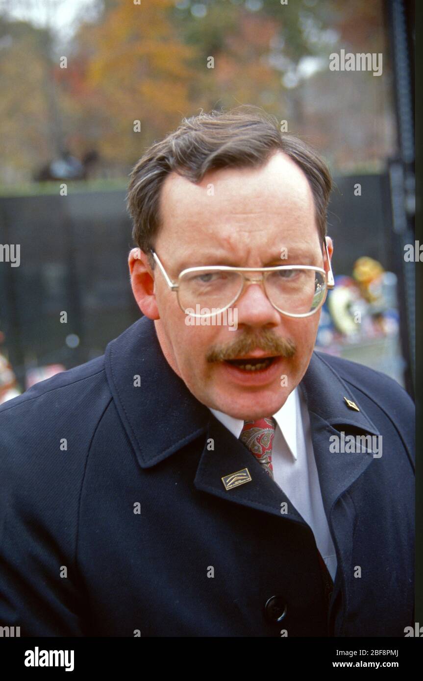 Terry Anderson, former hostage and Vietnam Veteran at the Vietnam ...