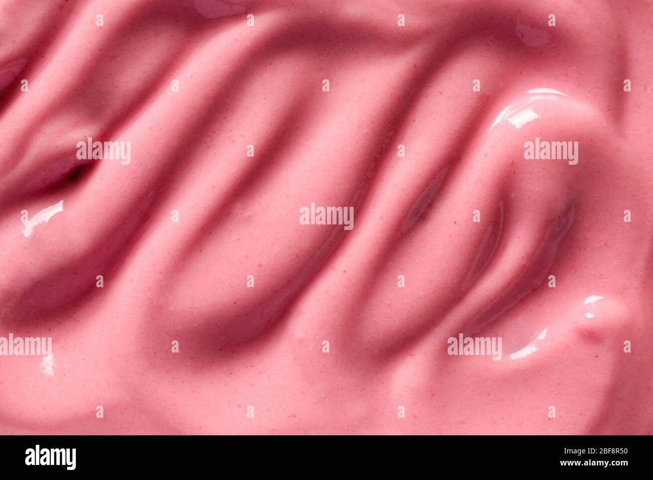 Texture of fresh yogurt, closeup Stock Photo - Alamy