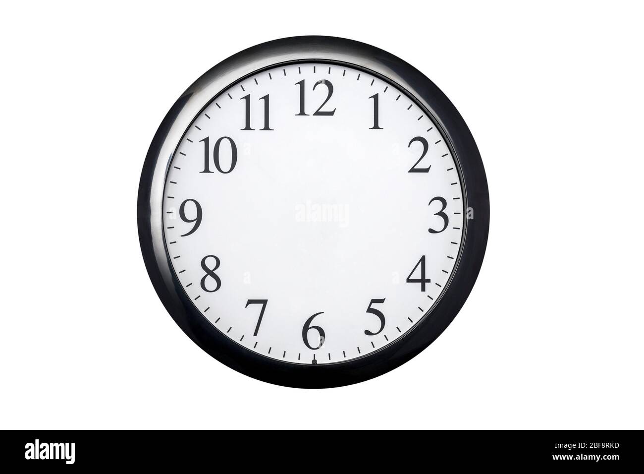 Dial without arrows isolated on white background. Blank for design ...
