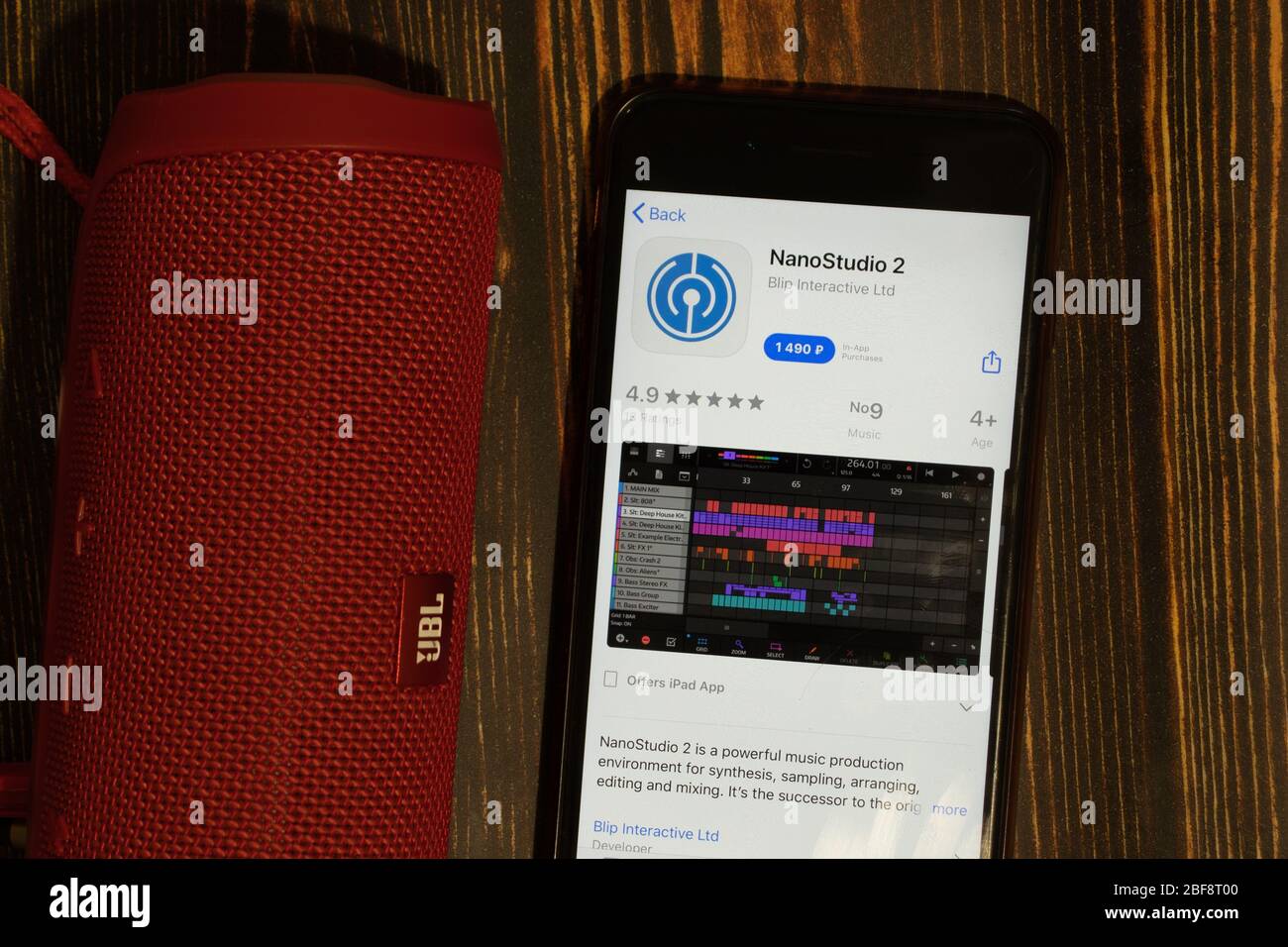 Los Angeles, California, USA - 16 April 2020: NanoStudio 2 logo on ...