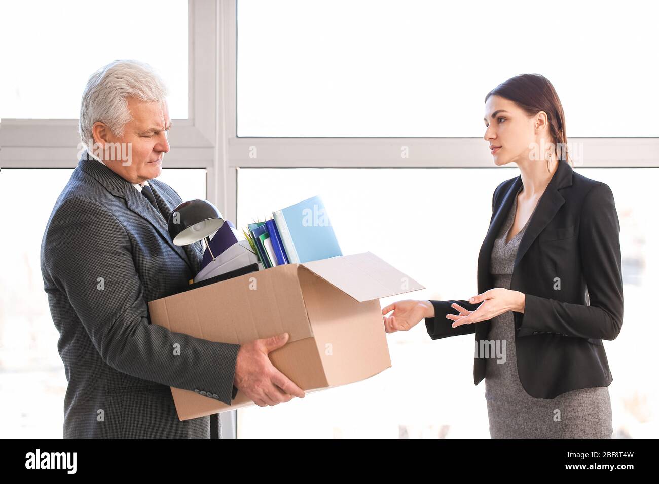 Upset colleague Cut Out Stock Images & Pictures - Alamy