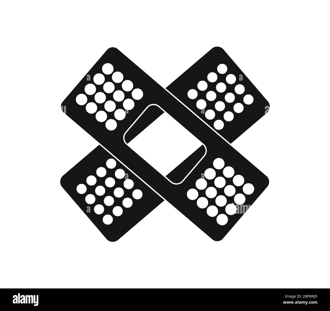 plaster icon illustrated in vector on white background Stock Vector ...