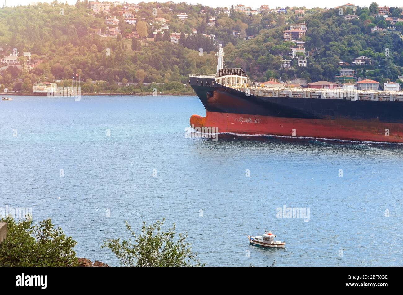 Ship vessel small tanker hi-res stock photography and images - Alamy