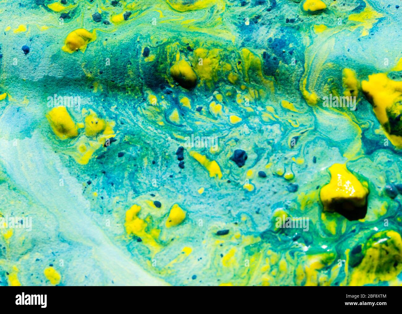 Green blue yellow watercolor pattern Stock Photo - Alamy