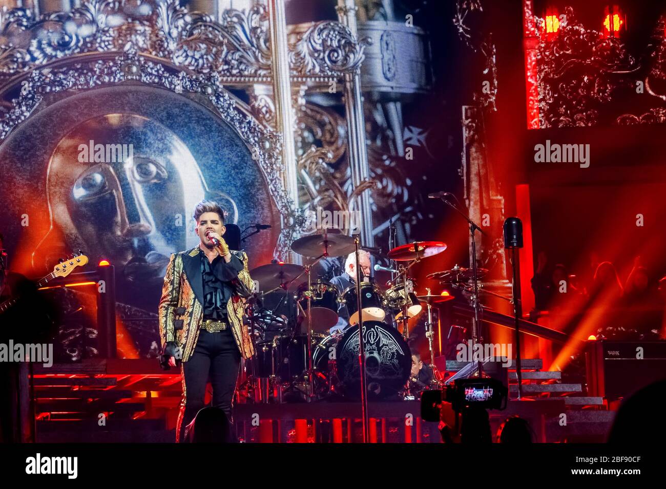 January 19, 2020: QUEEN AND ADAM LAMBERT performing at the South Korea ...