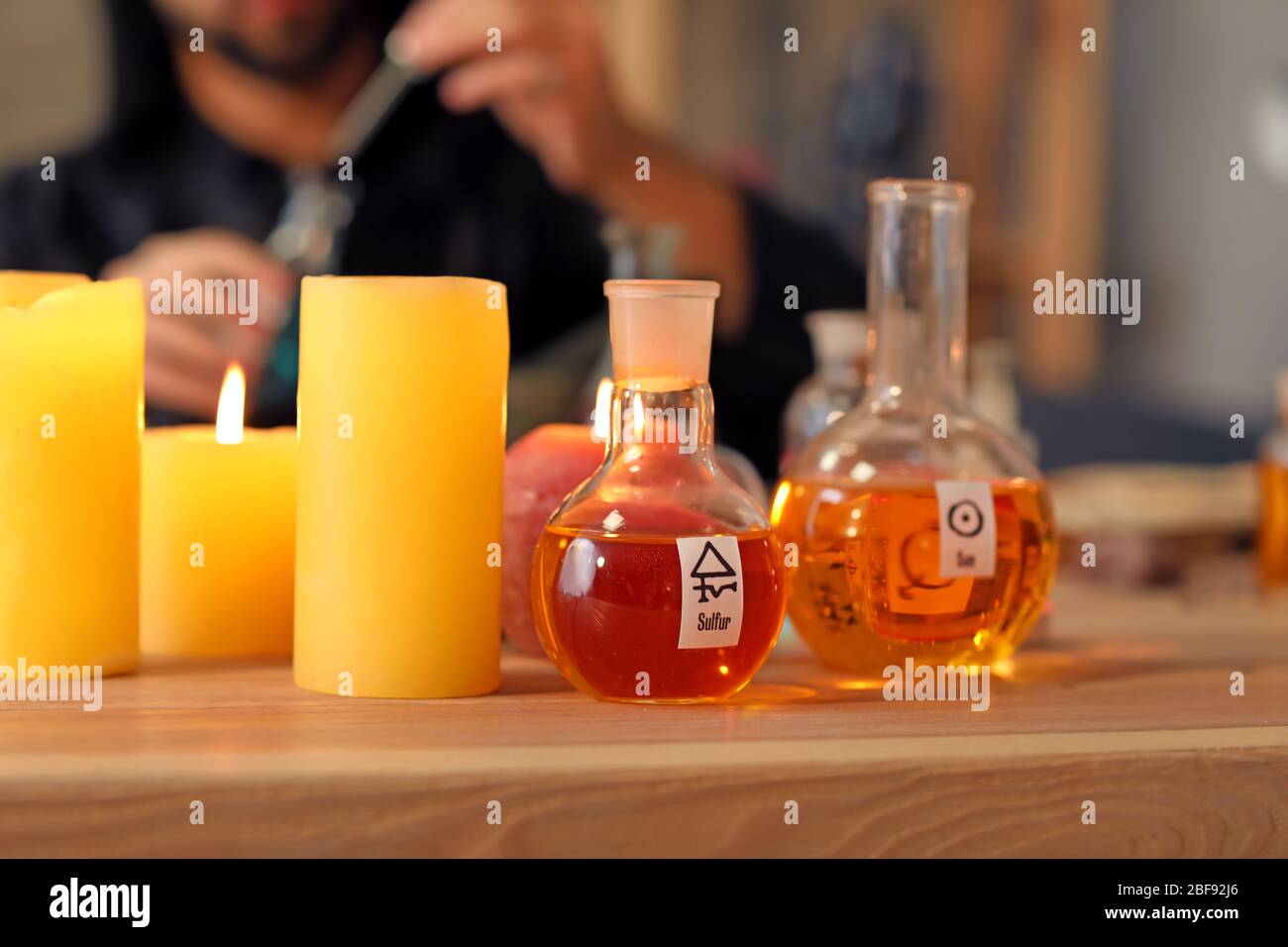 Potion flasks hi-res stock photography and images - Alamy
