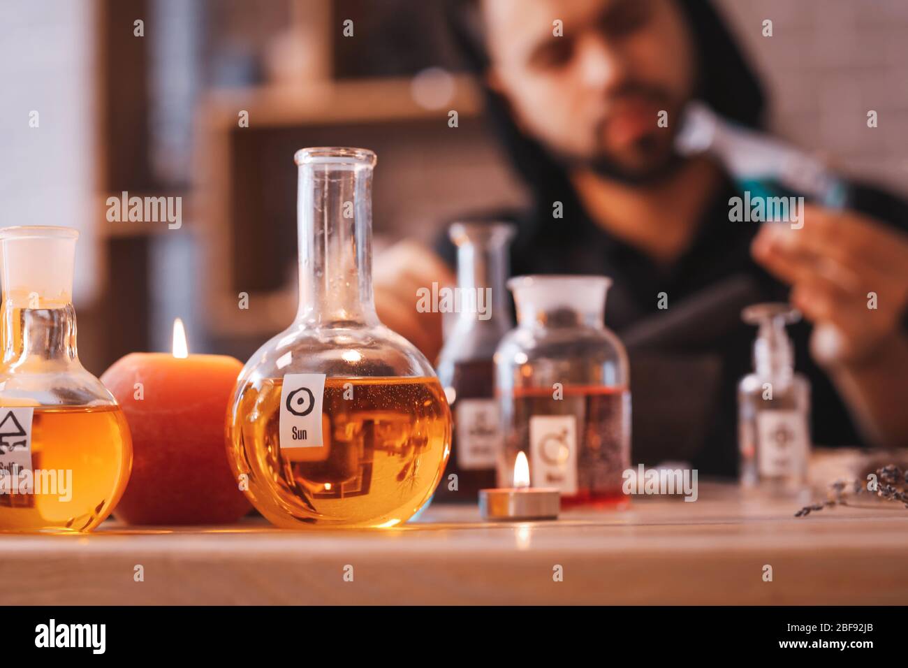 Potion flasks hi-res stock photography and images - Alamy