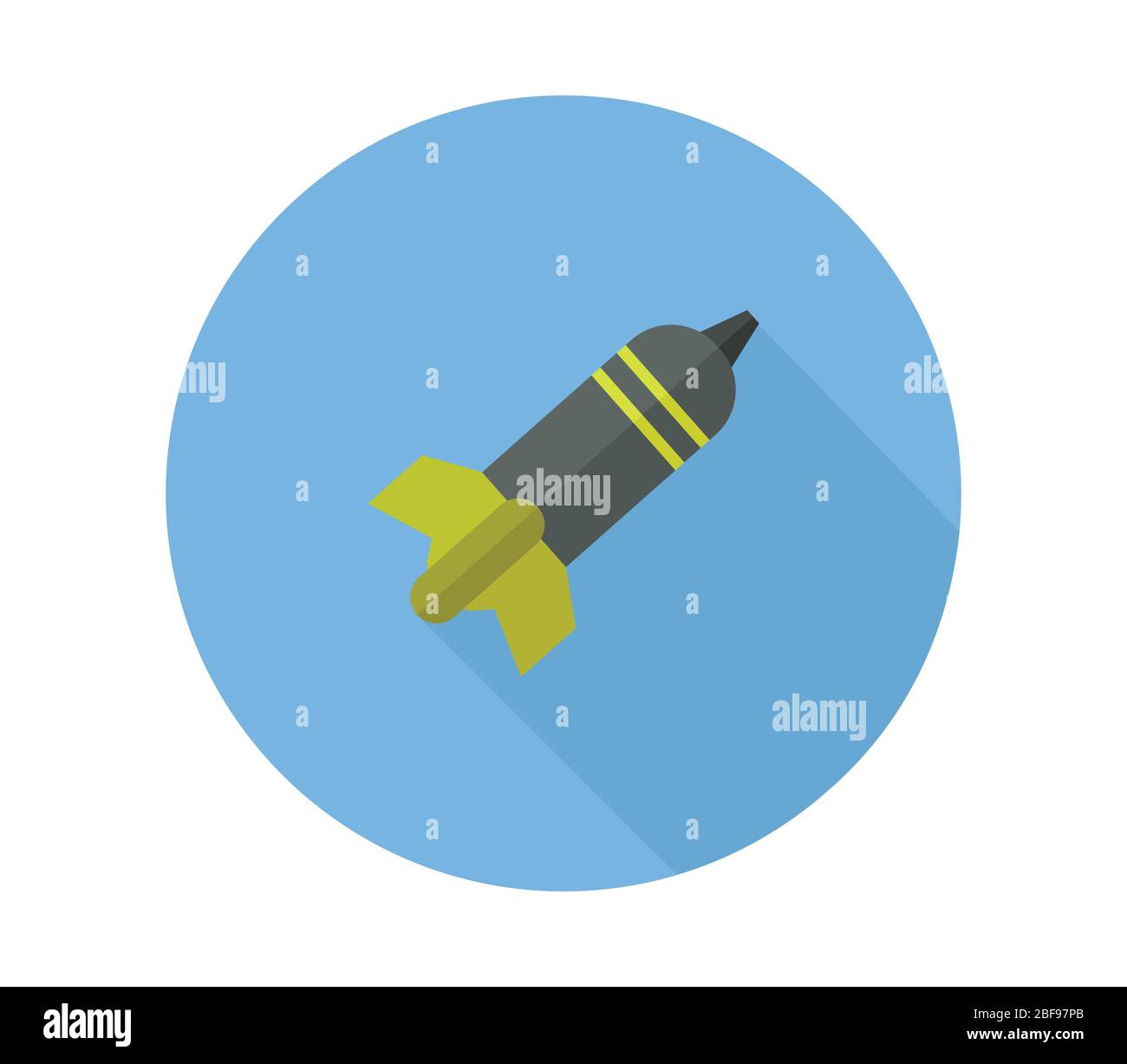 bomb icon illustrated in vector on white background Stock Vector Image ...