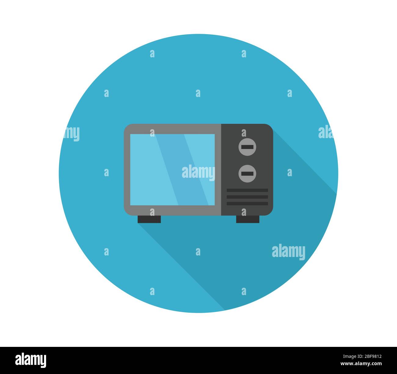 microwave icon illustrated in vector on white background Stock Vector ...