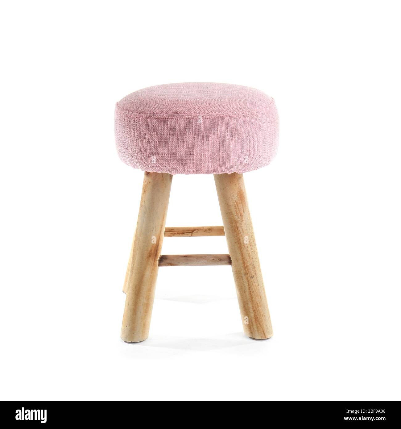 Stylish stool on white background Stock Photo - Alamy
