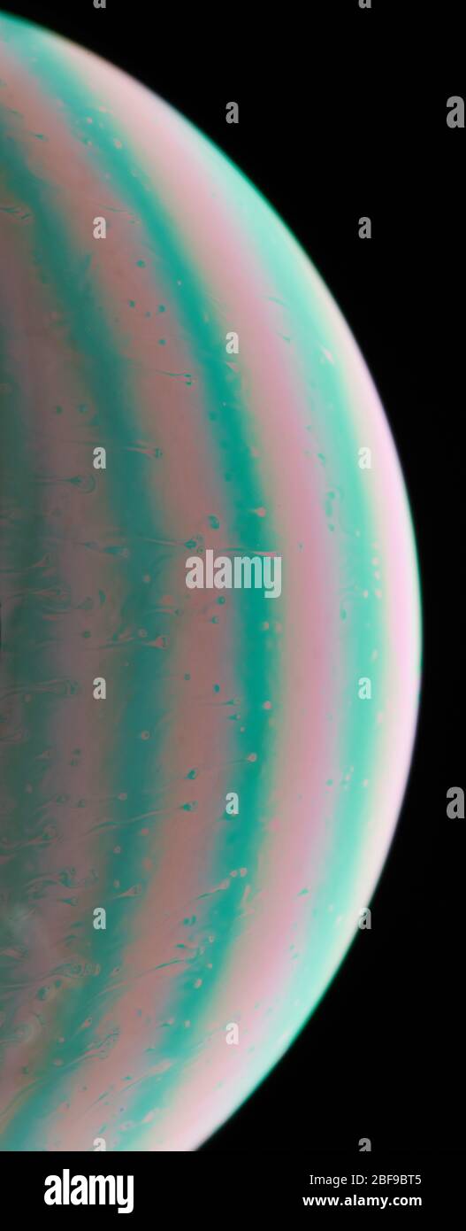 Colorful sphere background on black isolated. Half of bubble Stock ...