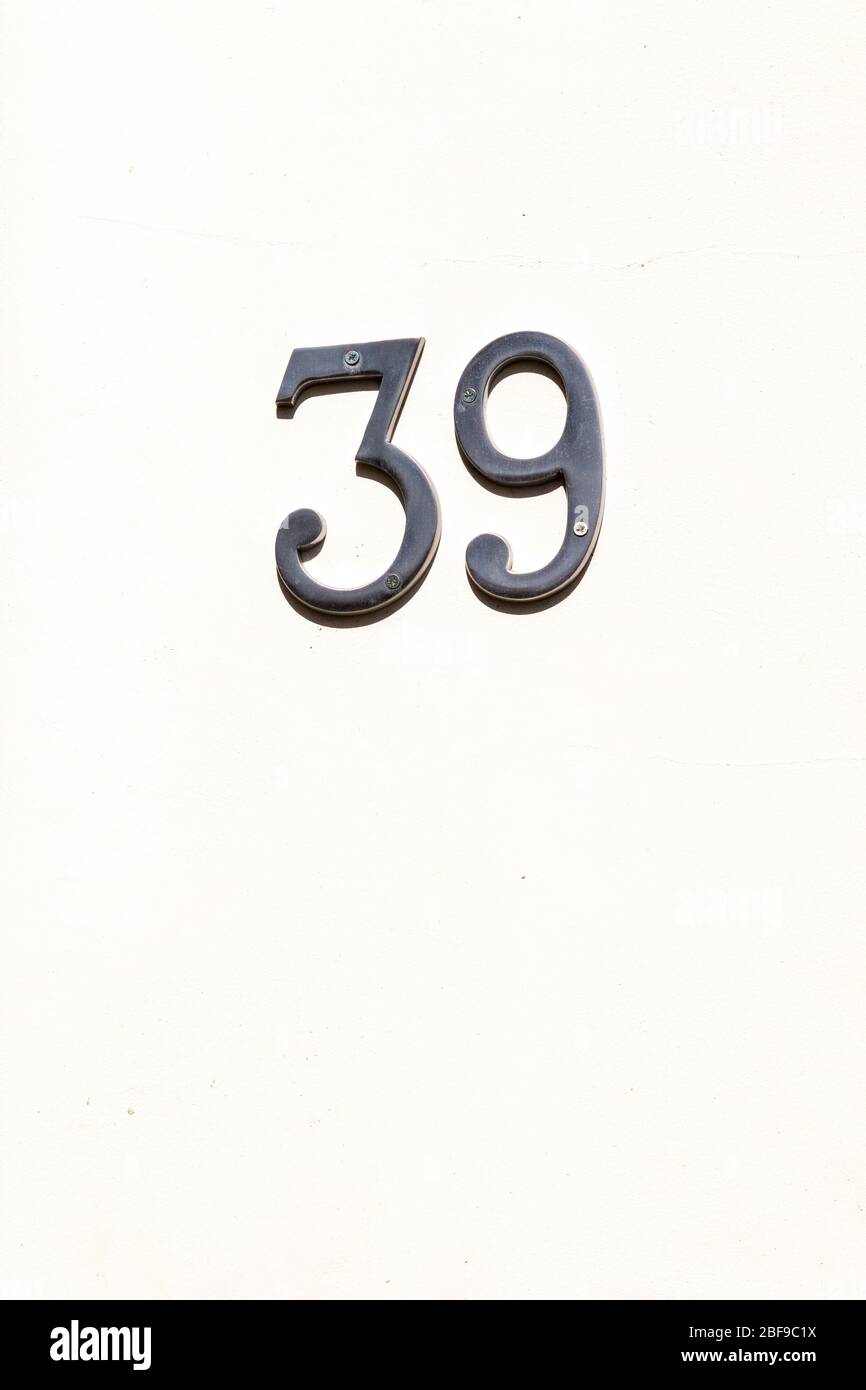Number 39 hi-res stock photography and images - Alamy