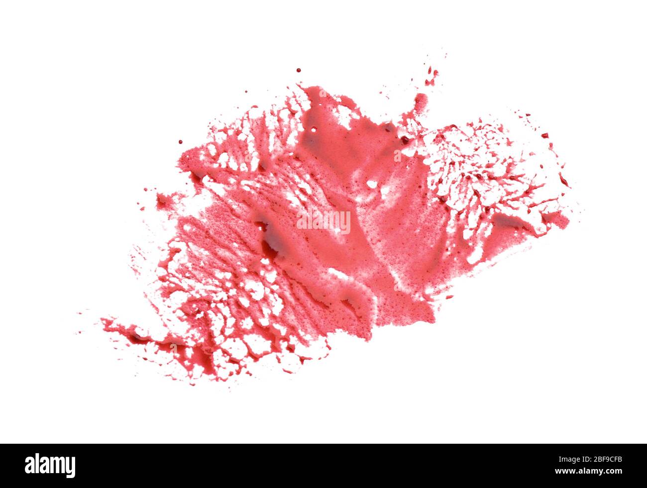 Blood spot on white background Stock Photo - Alamy