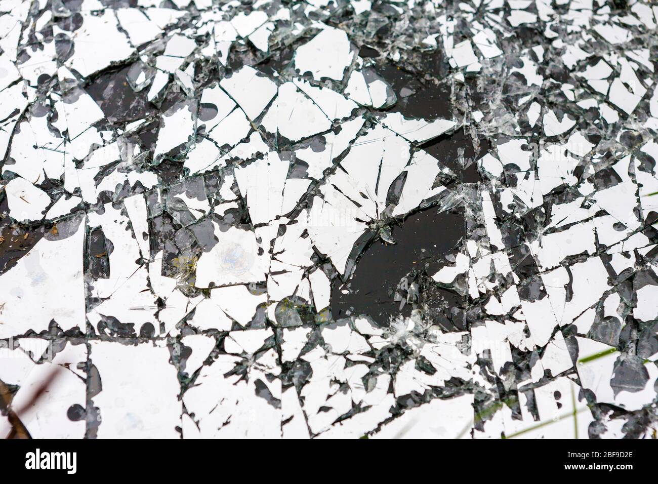 Broken glass landscape hi-res stock photography and images - Alamy