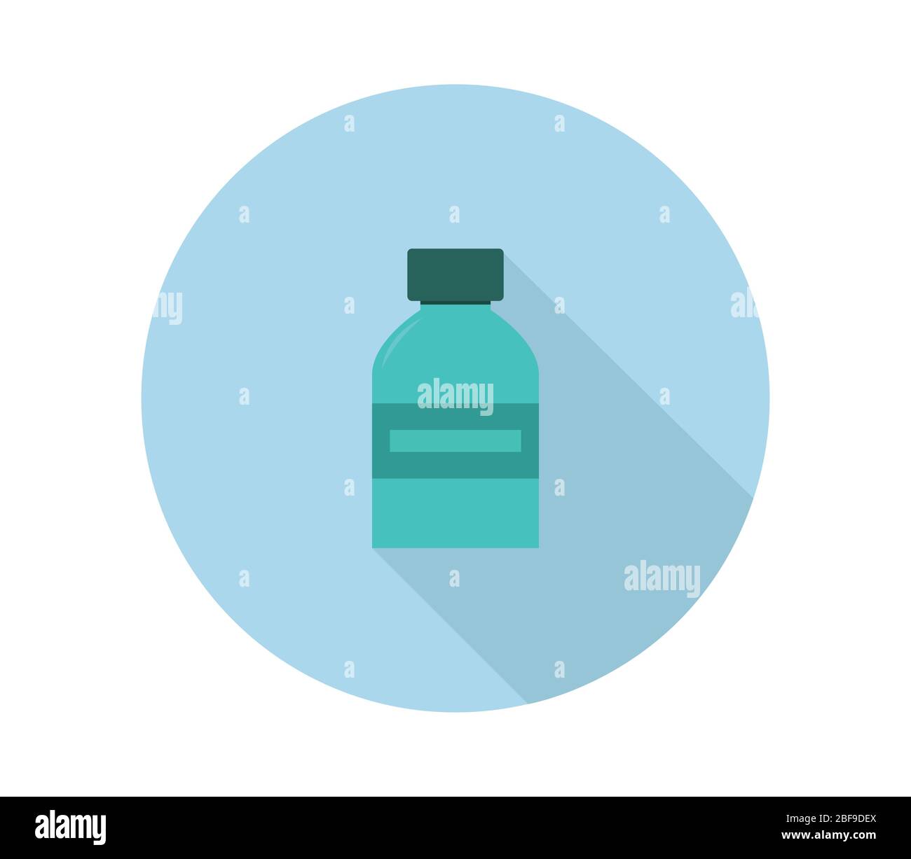 medical bottle icon illustrated in vector on white background Stock ...