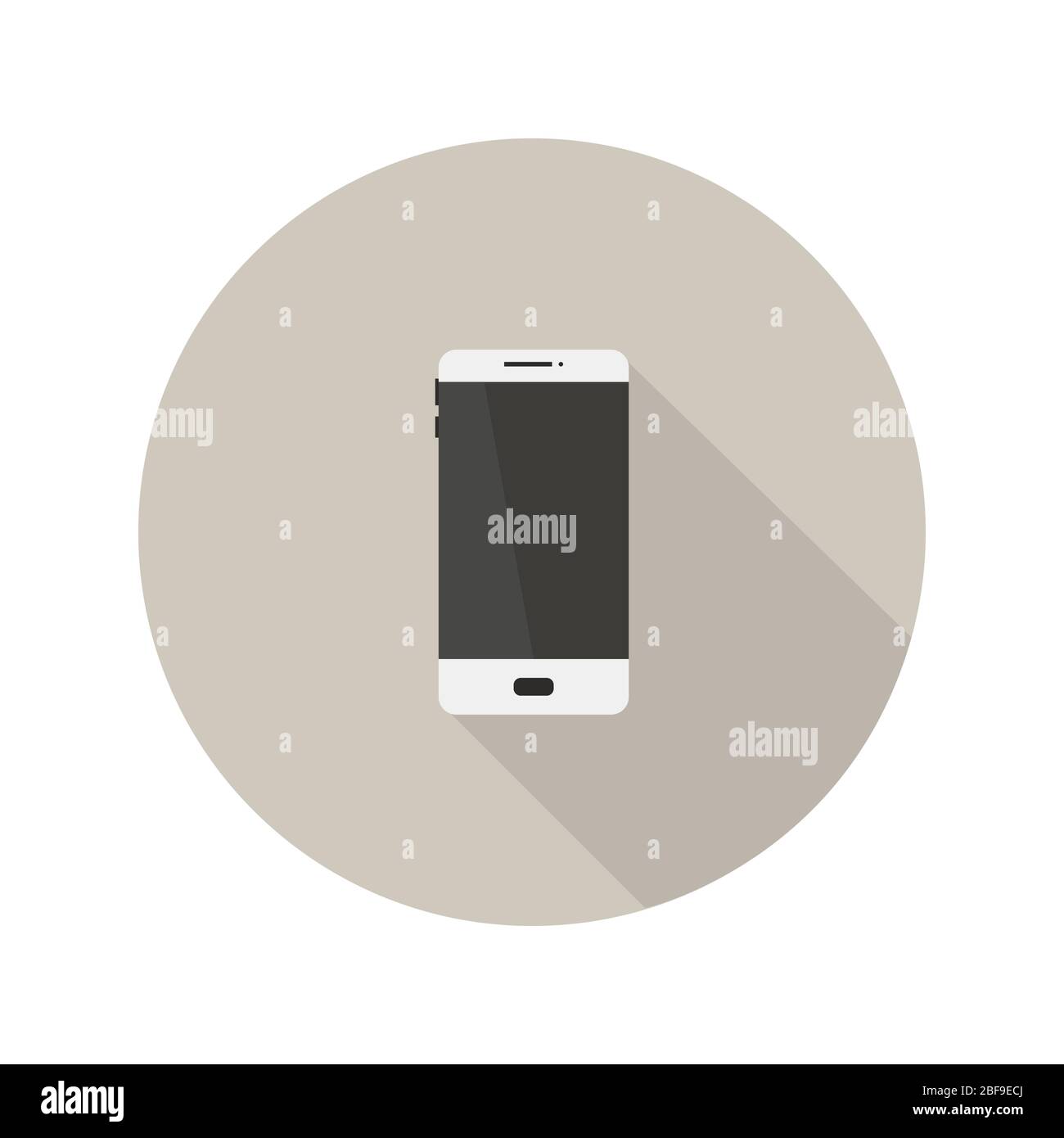 smarthphone icon illustrated in vector on white background Stock Vector ...