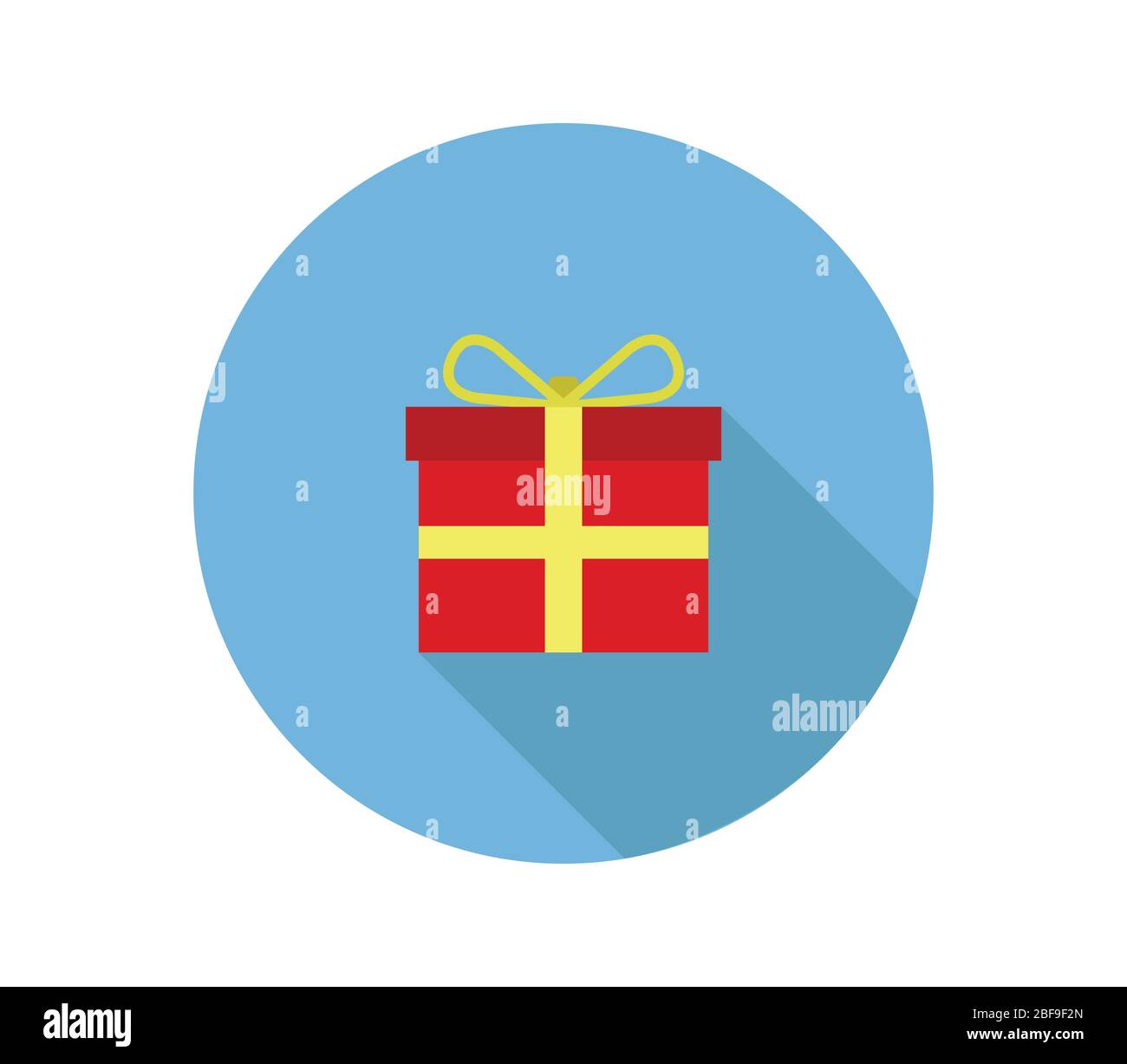 gift pack icon illustrated in vector on white background Stock Vector ...