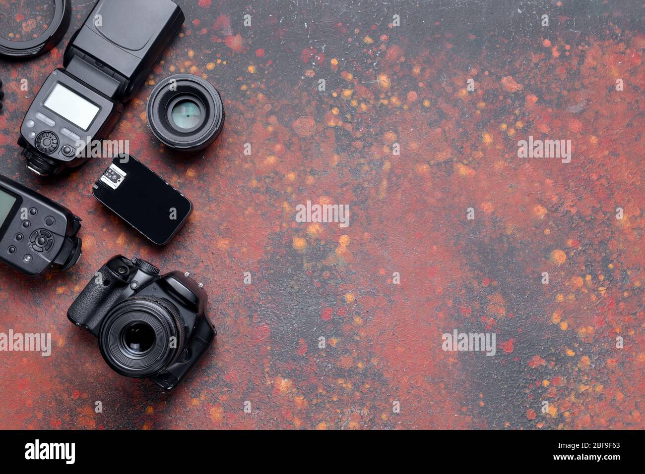 Modern photographers equipment on hi-res stock photography and images ...