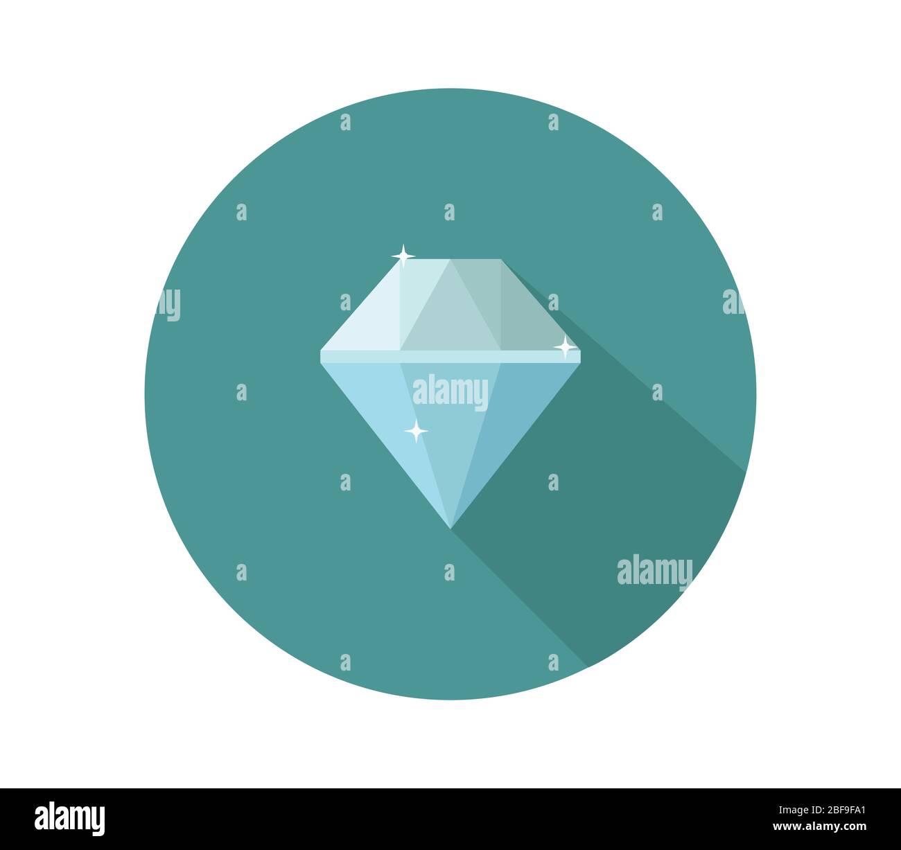 diamond icon illustrated in vector on white background Stock Vector ...