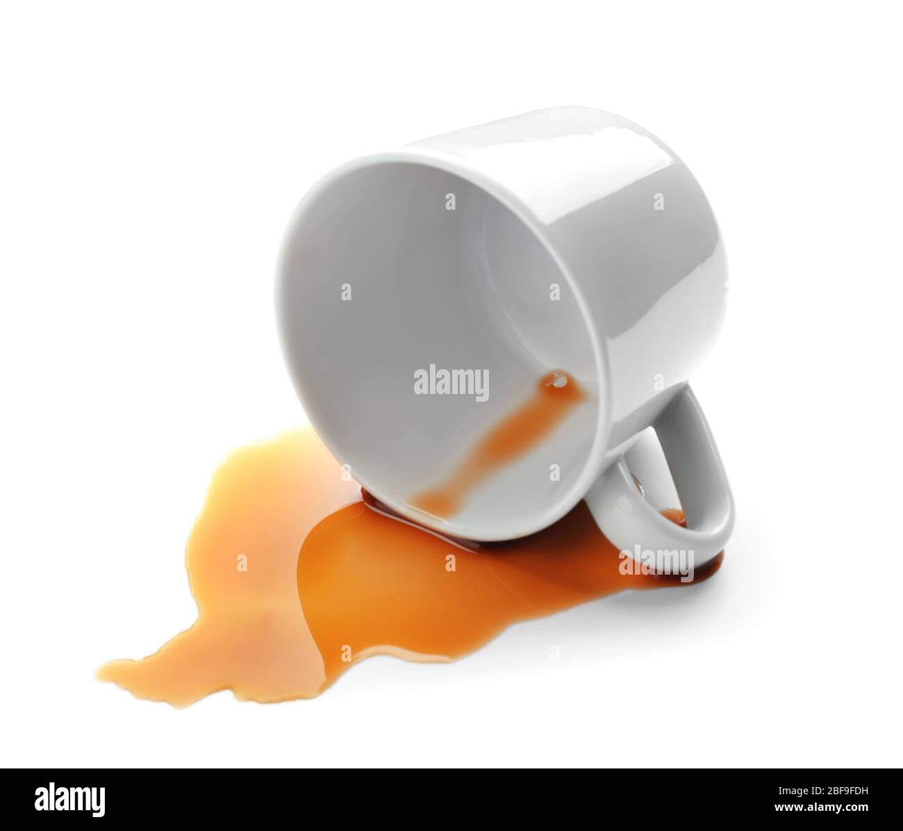 Spilled coffee Cut Out Stock Images & Pictures - Alamy