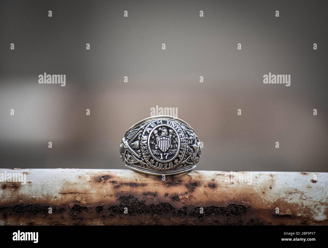 An aggie ring, a symbol of a long lasting tradition Stock Photo - Alamy