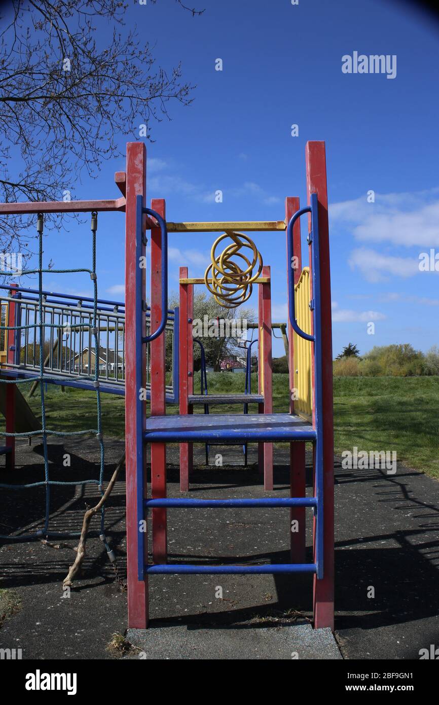 Empty playground area hi-res stock photography and images - Alamy