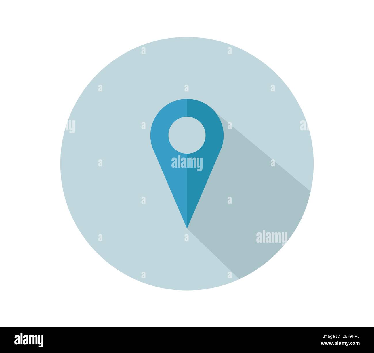 gps icon illustrated in vector on white background Stock Vector Image ...