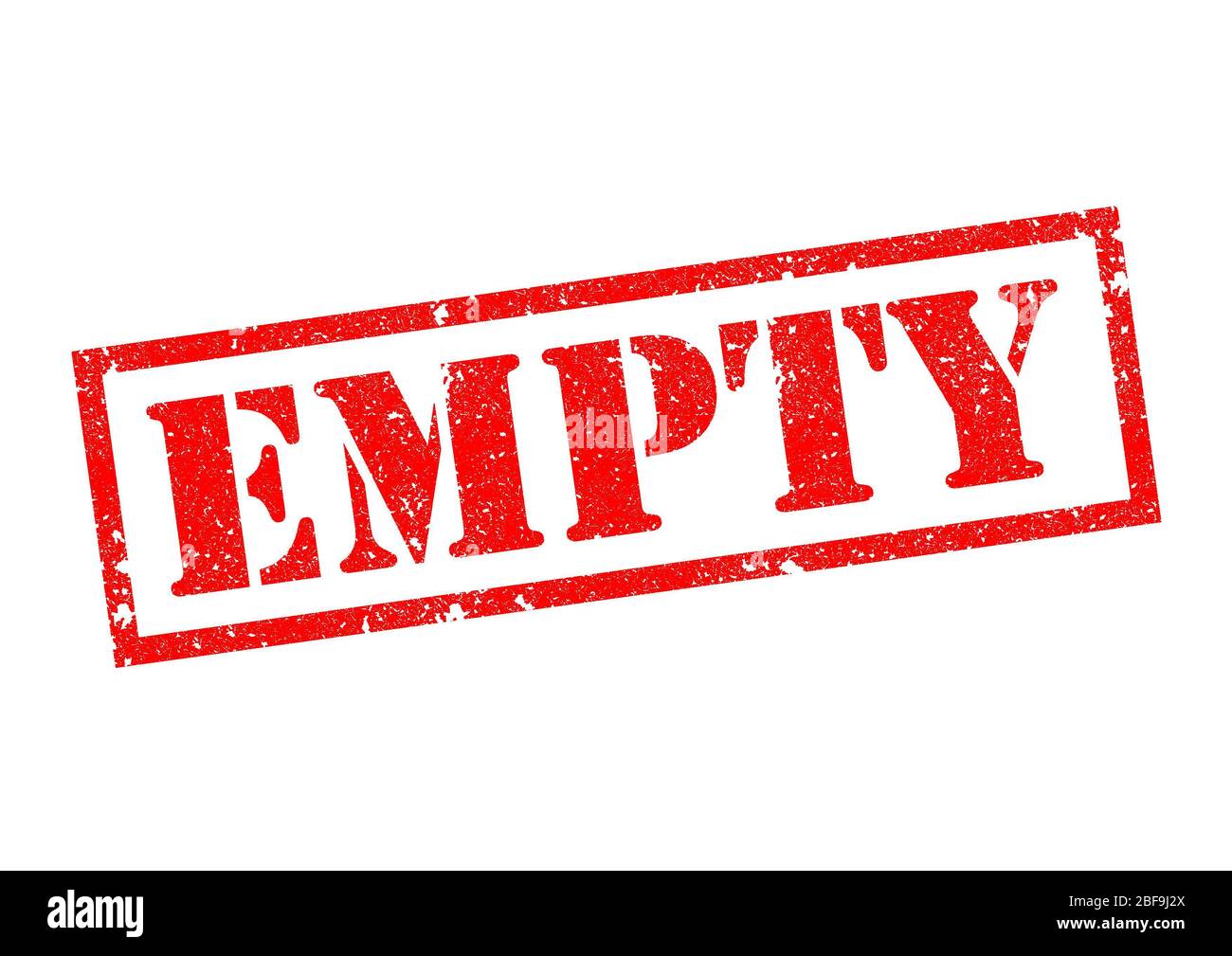 EMPTY red Rubber Stamp over a white background Stock Photo - Alamy