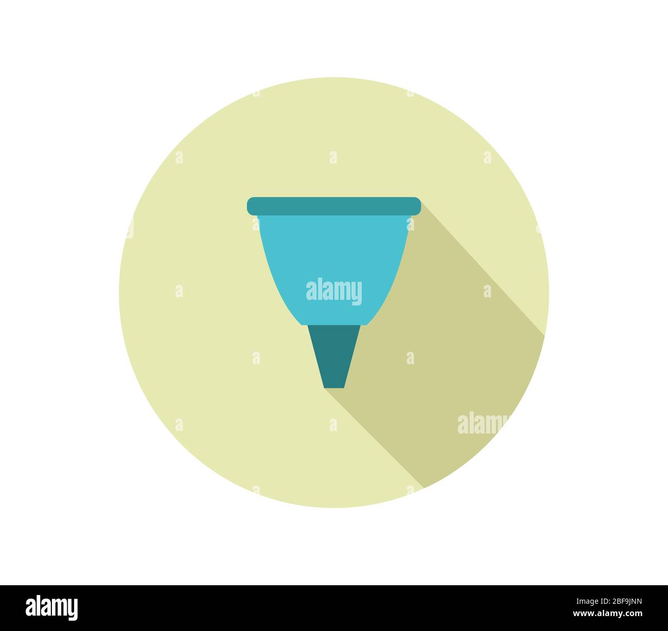 funnel icon illustrated in vector on white background Stock Vector ...