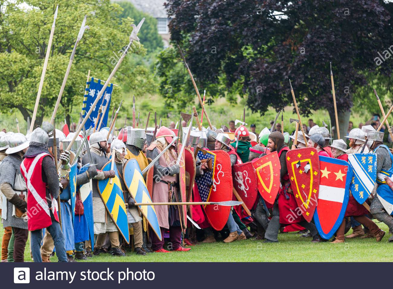 Medieval Battle Reenactment High Resolution Stock Photography and ...