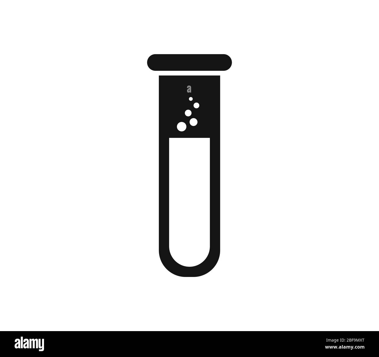 test tube icon illustrated in vector on white background Stock Vector ...