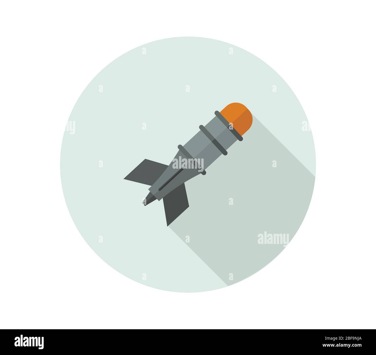 bomb icon illustrated in vector on white background Stock Vector Image ...