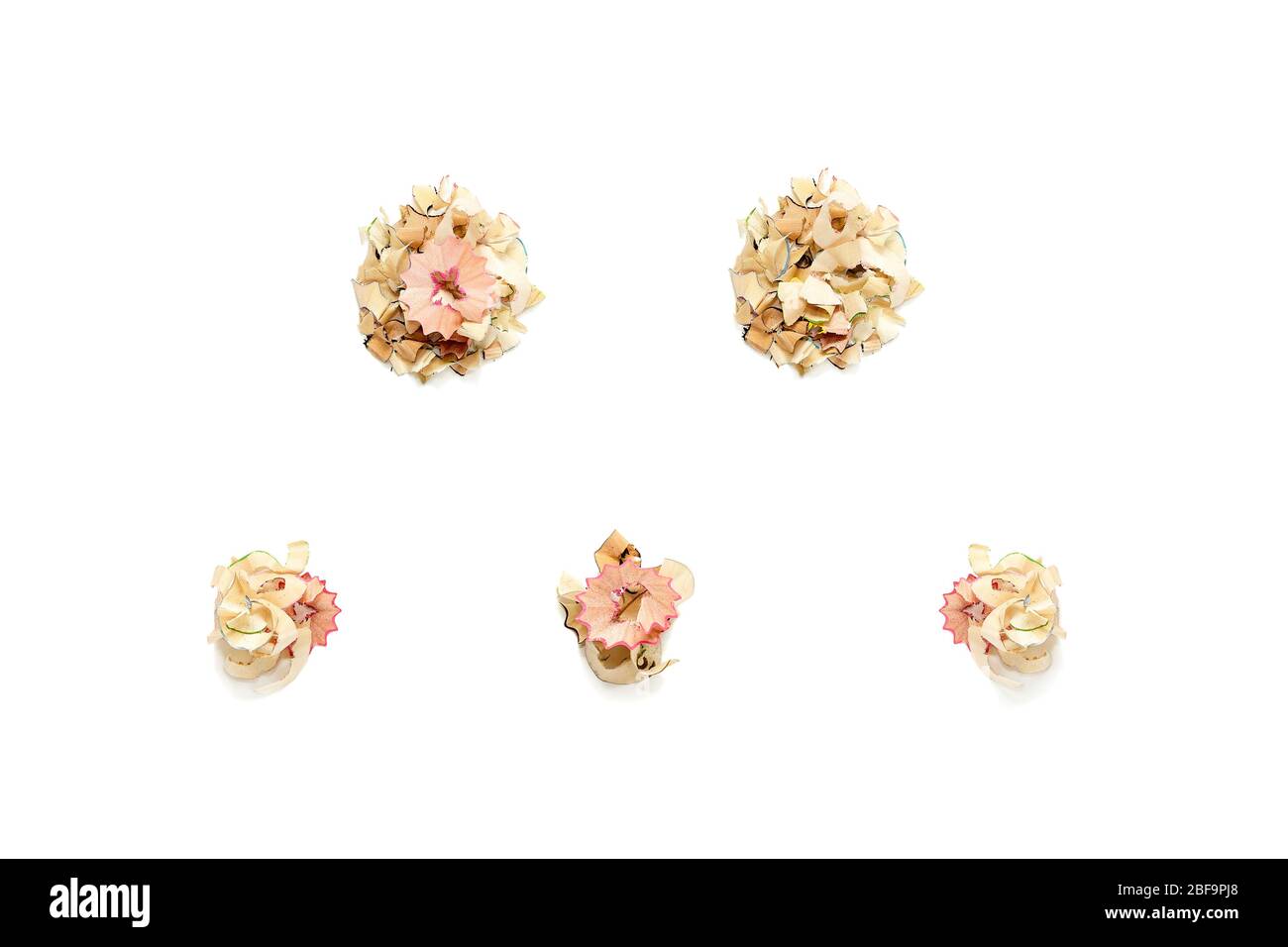 Dot symbol made from shavings for use in your design Stock Photo - Alamy