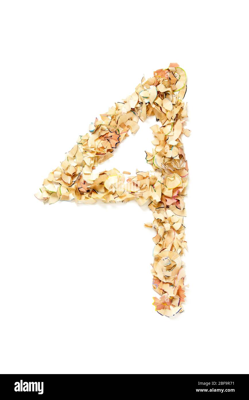 Number 4 Cut Out Stock Images & Pictures - Alamy