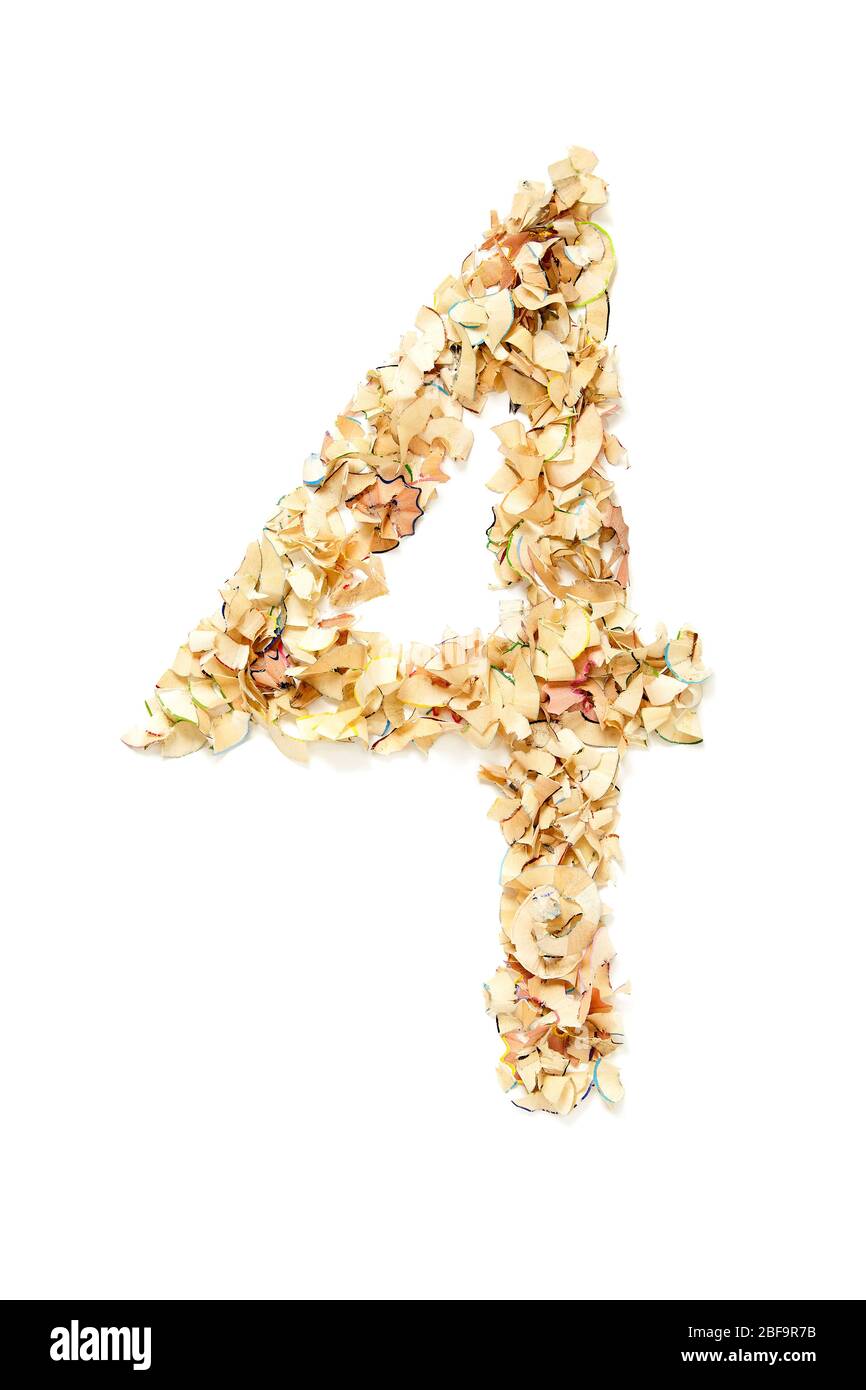 Number 4 Cut Out Stock Images & Pictures - Alamy