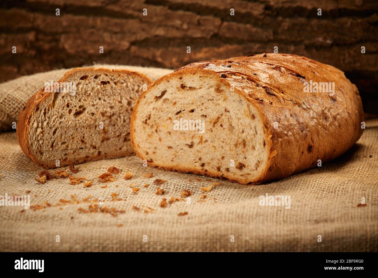 traditional fresh German Bread with dry onions Stock Photo - Alamy