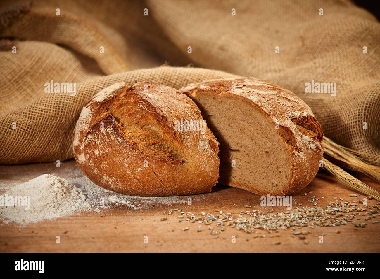 traditional fresh German Bread Stock Photo - Alamy