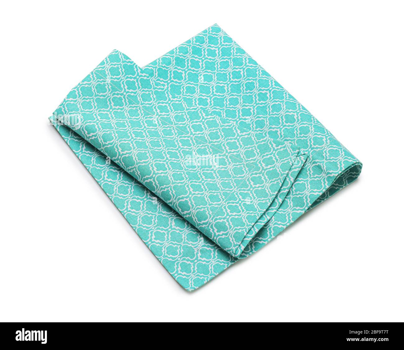 Clean napkin on white background Stock Photo - Alamy