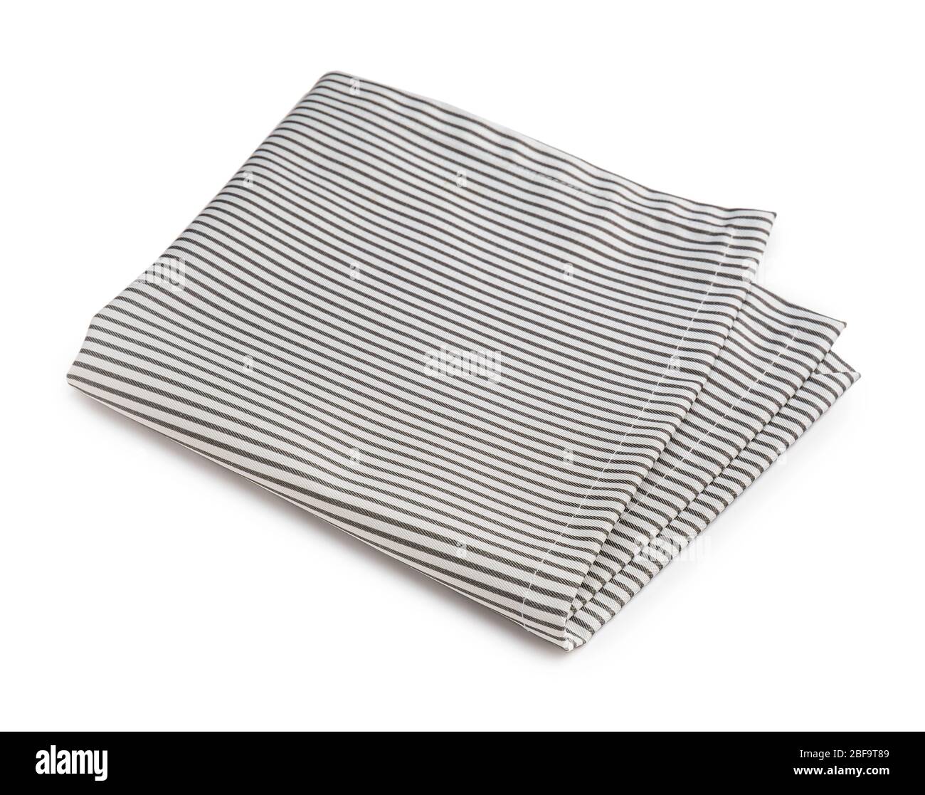 Clean napkin on white background Stock Photo - Alamy