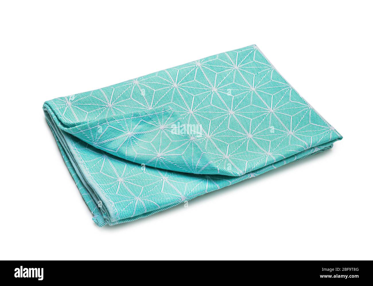 Clean napkin on white background Stock Photo - Alamy