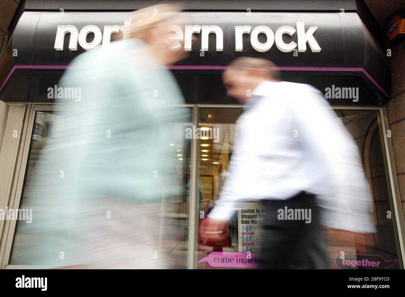 A branch of Northern Rock in London Stock Photo - Alamy