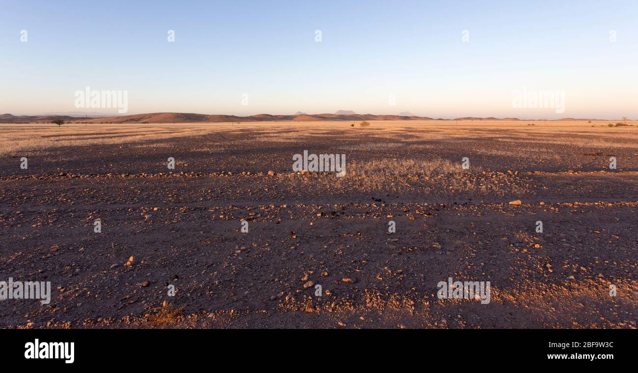 A beautiful desertic landscape in Namibia, Africa Stock Photo - Alamy