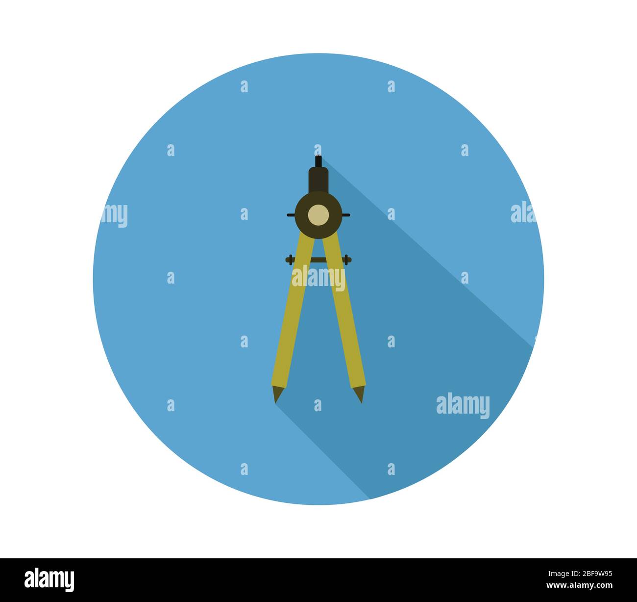 compass icon illustrated in vector on white background Stock Vector ...