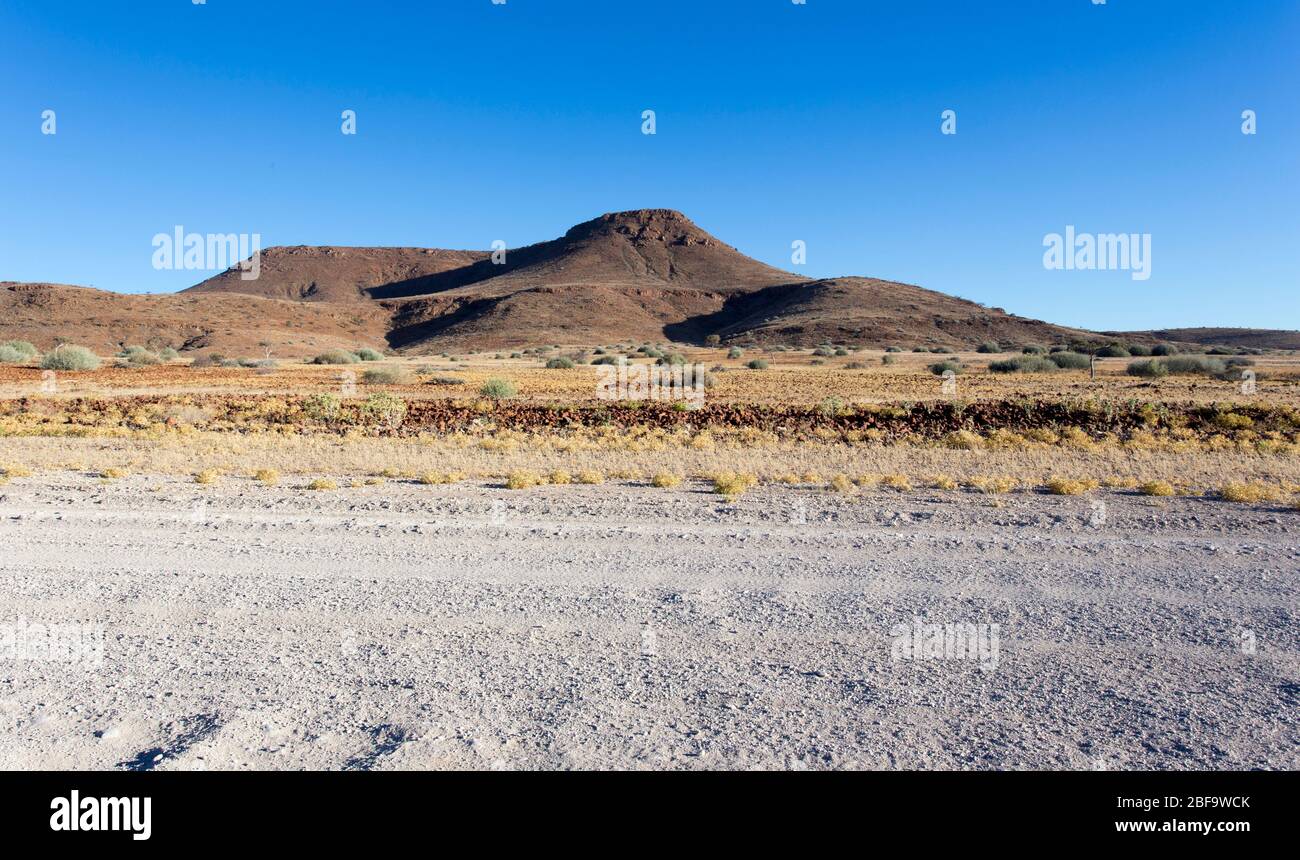A beautiful desertic landscape in Namibia, Africa Stock Photo - Alamy