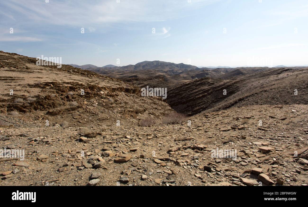 A beautiful desertic landscape in Namibia, Africa Stock Photo - Alamy