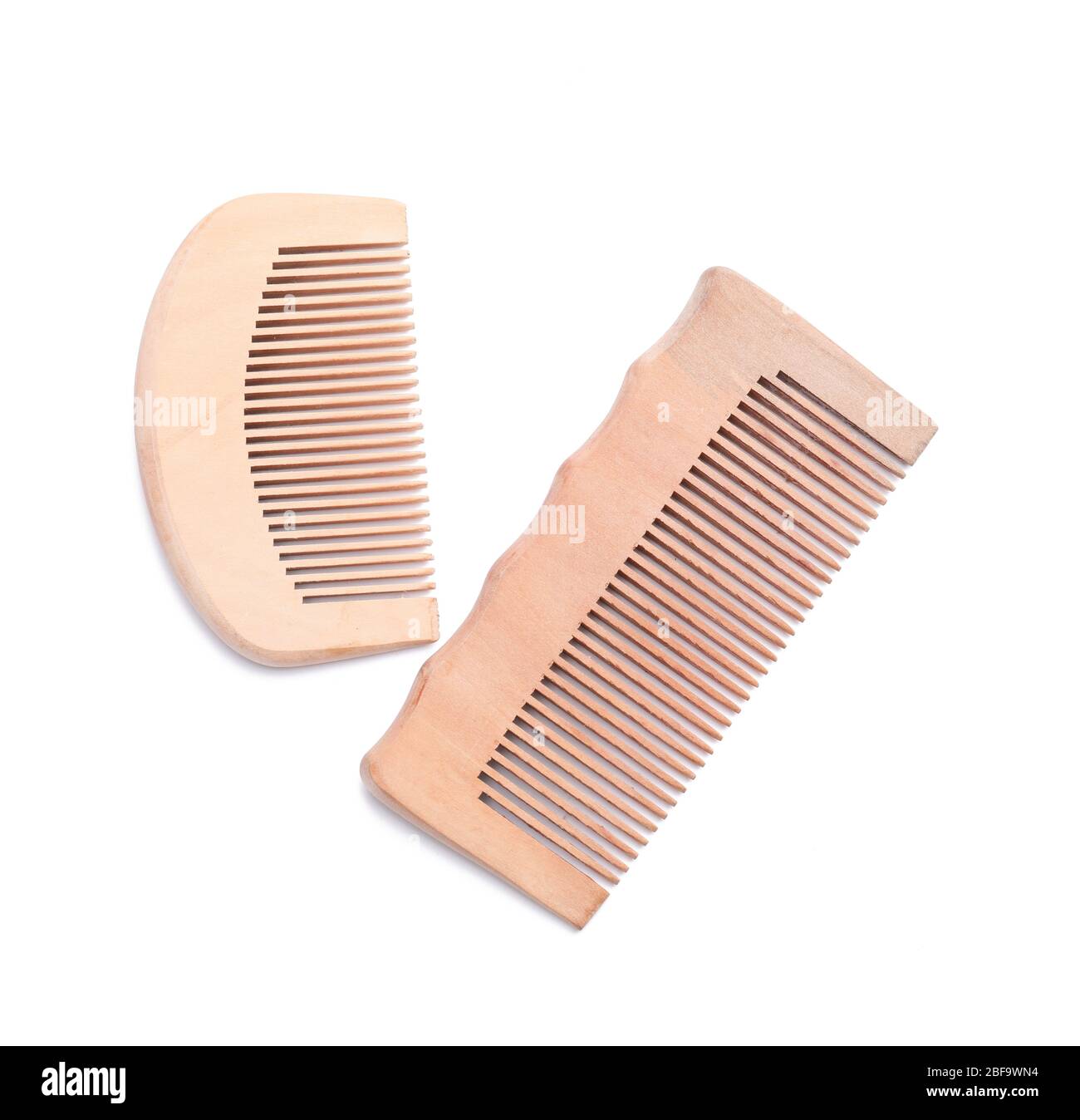 Hair combs on white background Stock Photo - Alamy