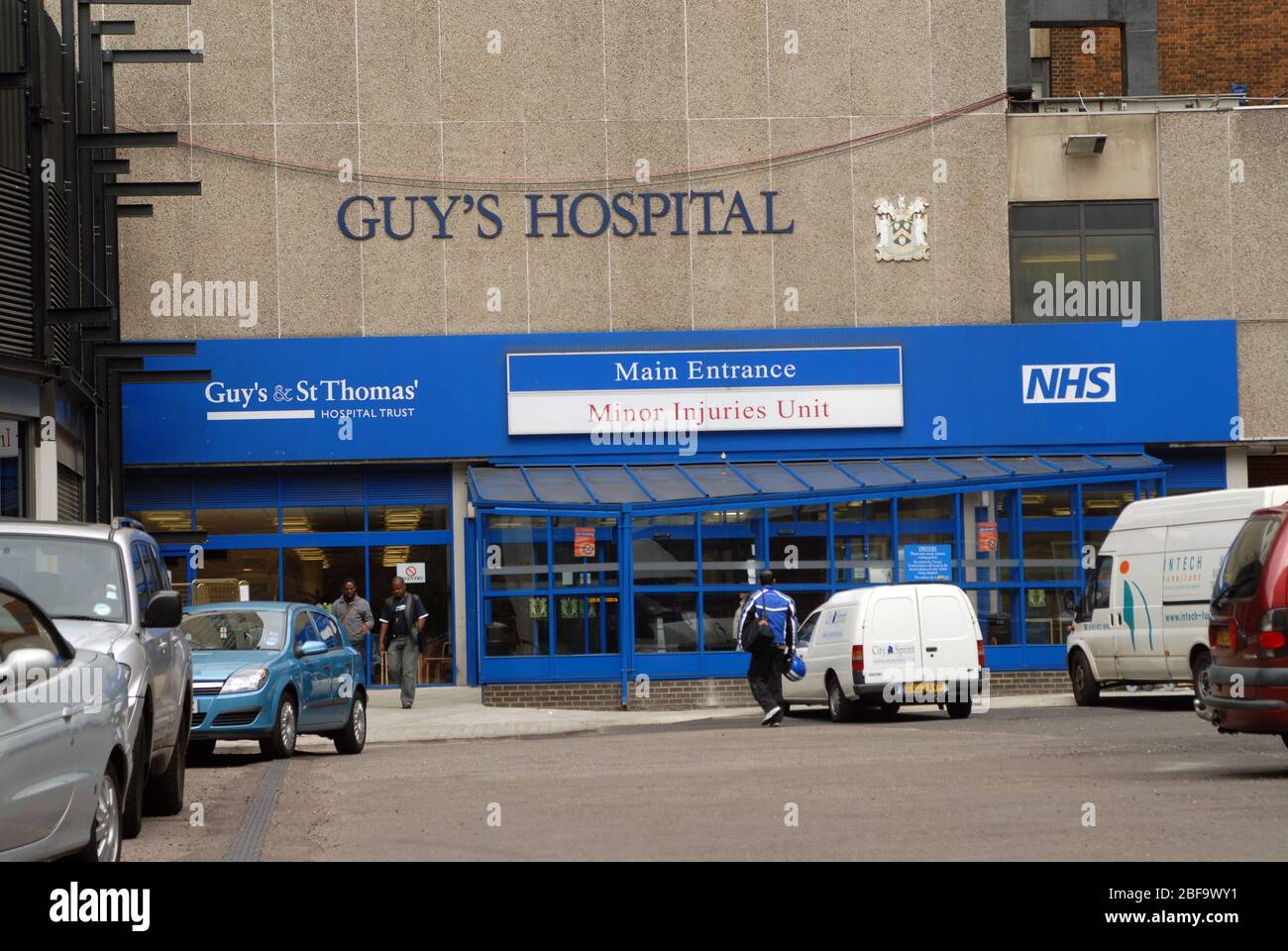 Main entrance of Guy's Hospital. Guy's Hospital is a large NHS hospital ...