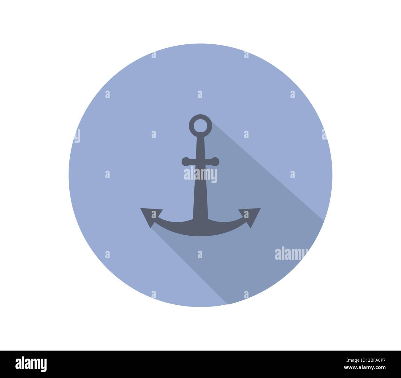 anchor icon illustrated in vector on white background Stock Vector ...