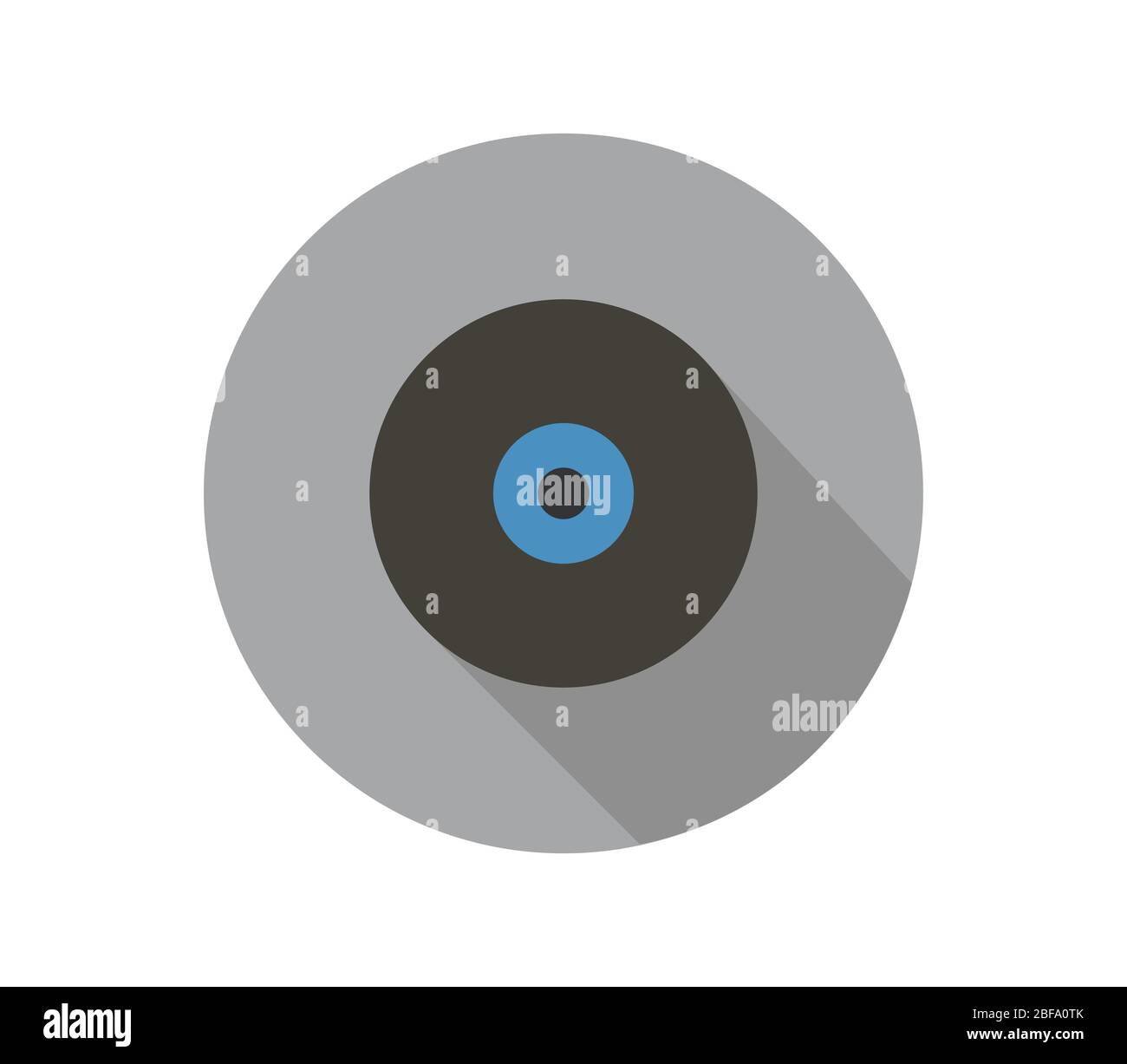 vinyl disc icon illustrated in vector on white background Stock Vector ...